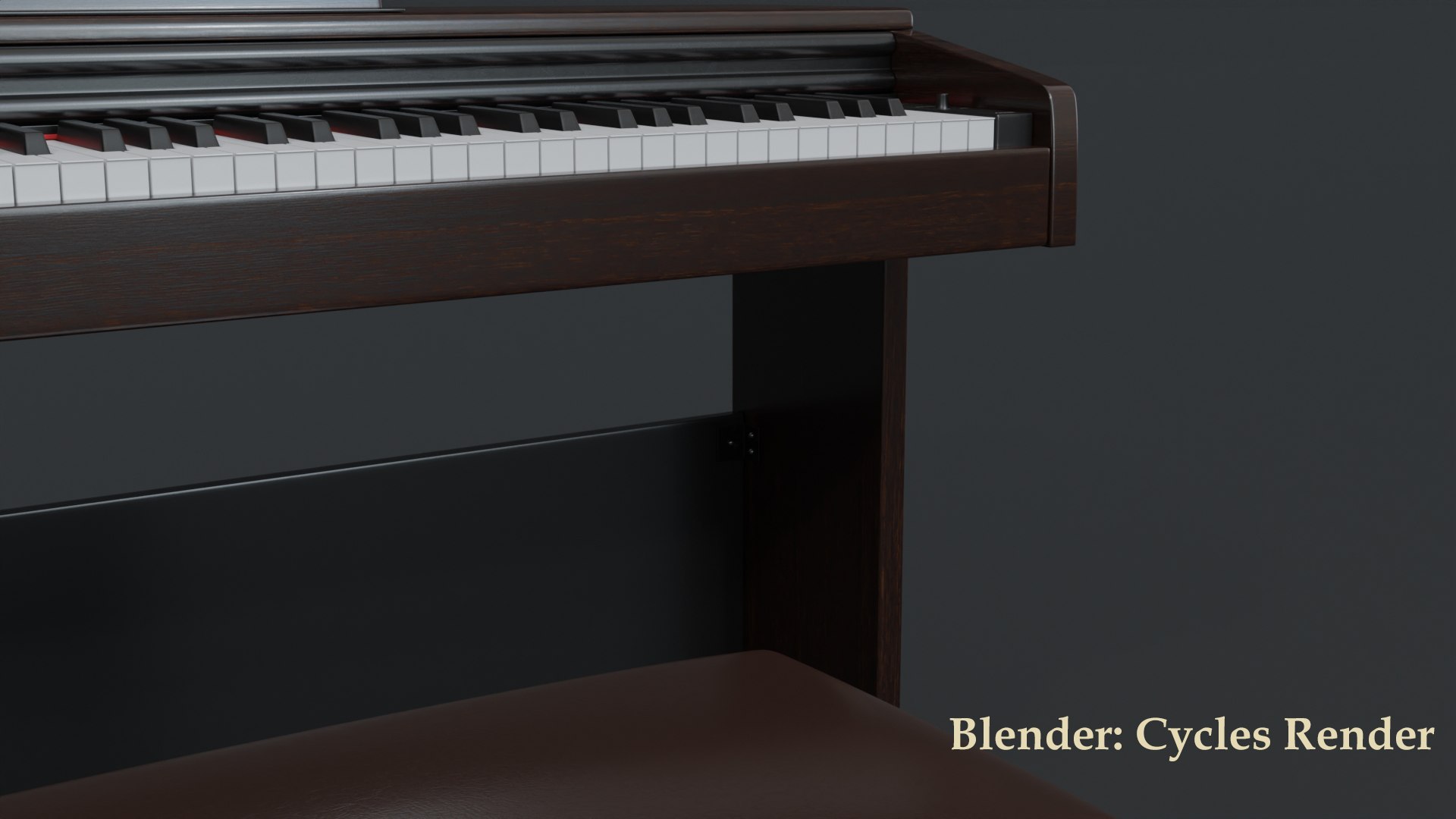 3D Model Digital Piano Yamaha YDP-145R - TurboSquid 2276506
