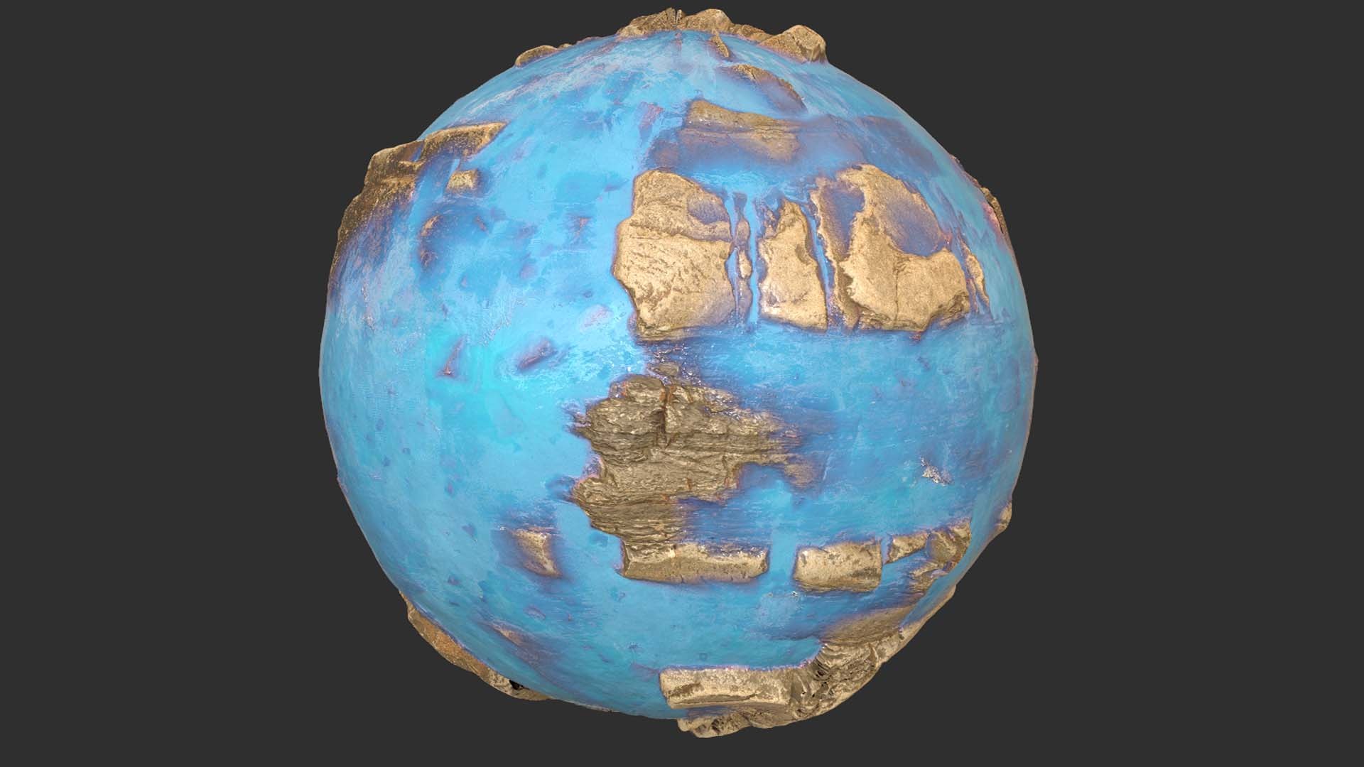 3D Blue Sea Rocks Pbr 4k Texture Model - TurboSquid 2207407