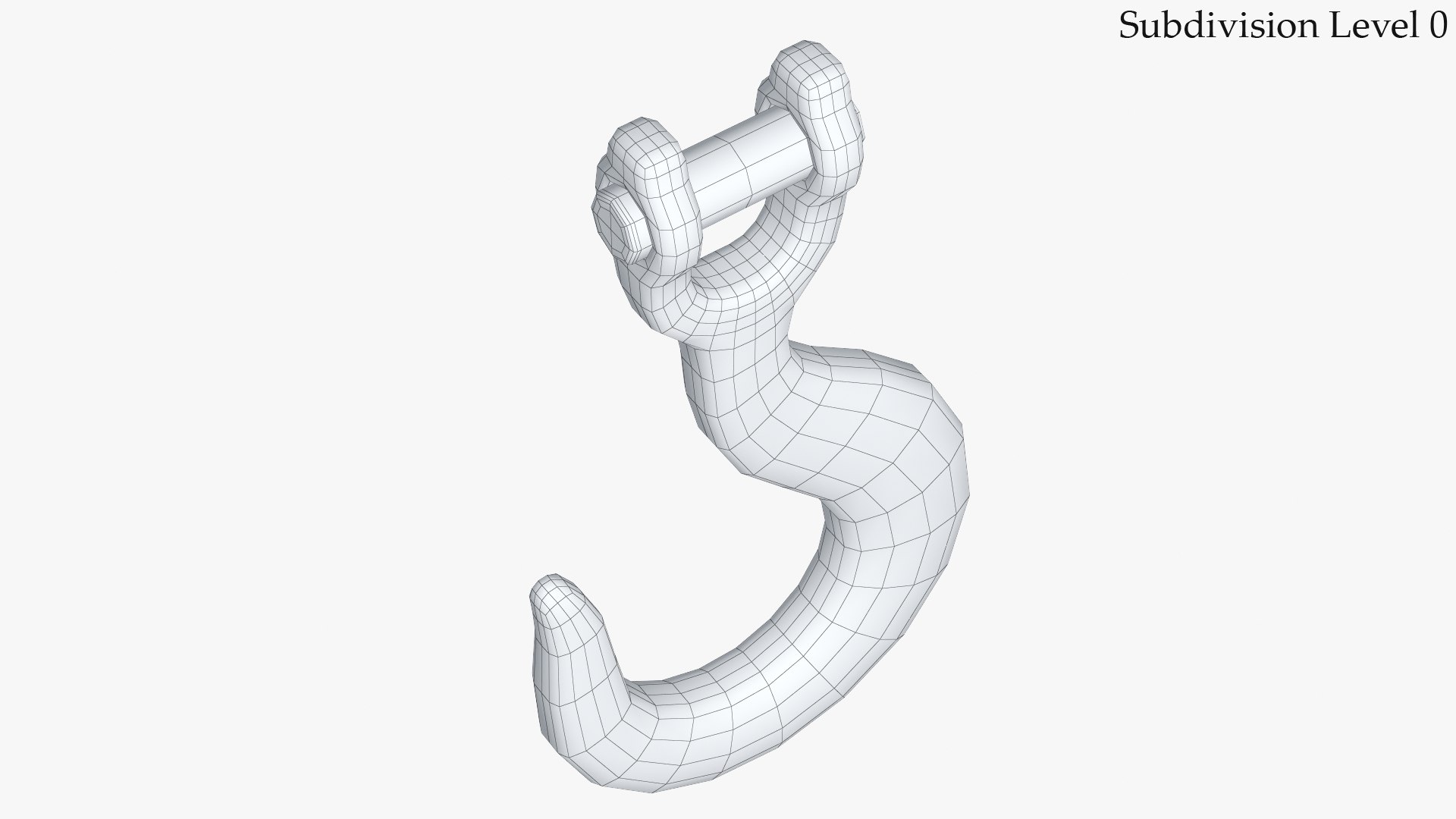 3D Model Old Construction Hook - TurboSquid 1549623