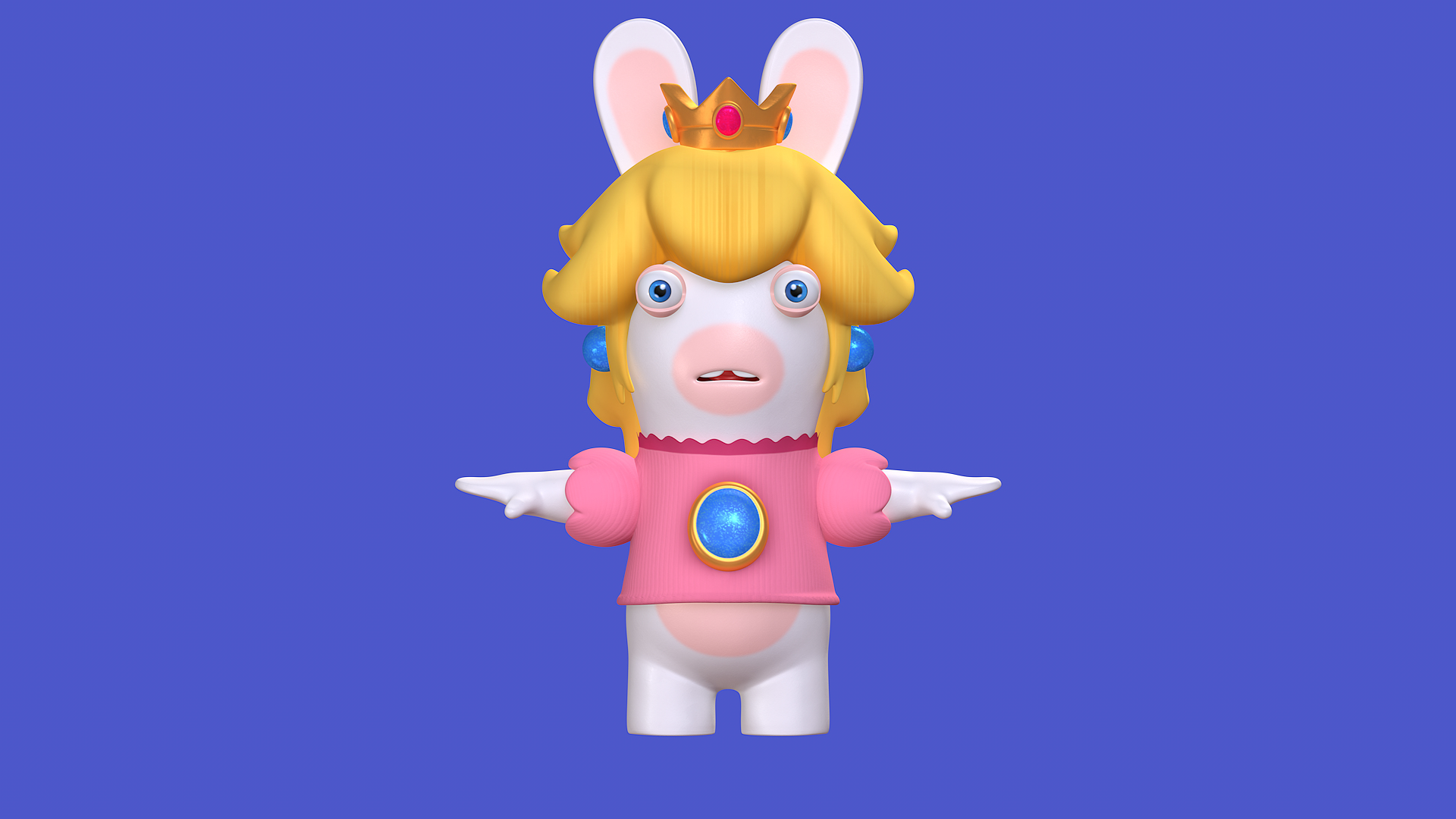Rabbid Peach Weapon Super Mario Sparks Of Hope 8K 3D - TurboSquid 1782789