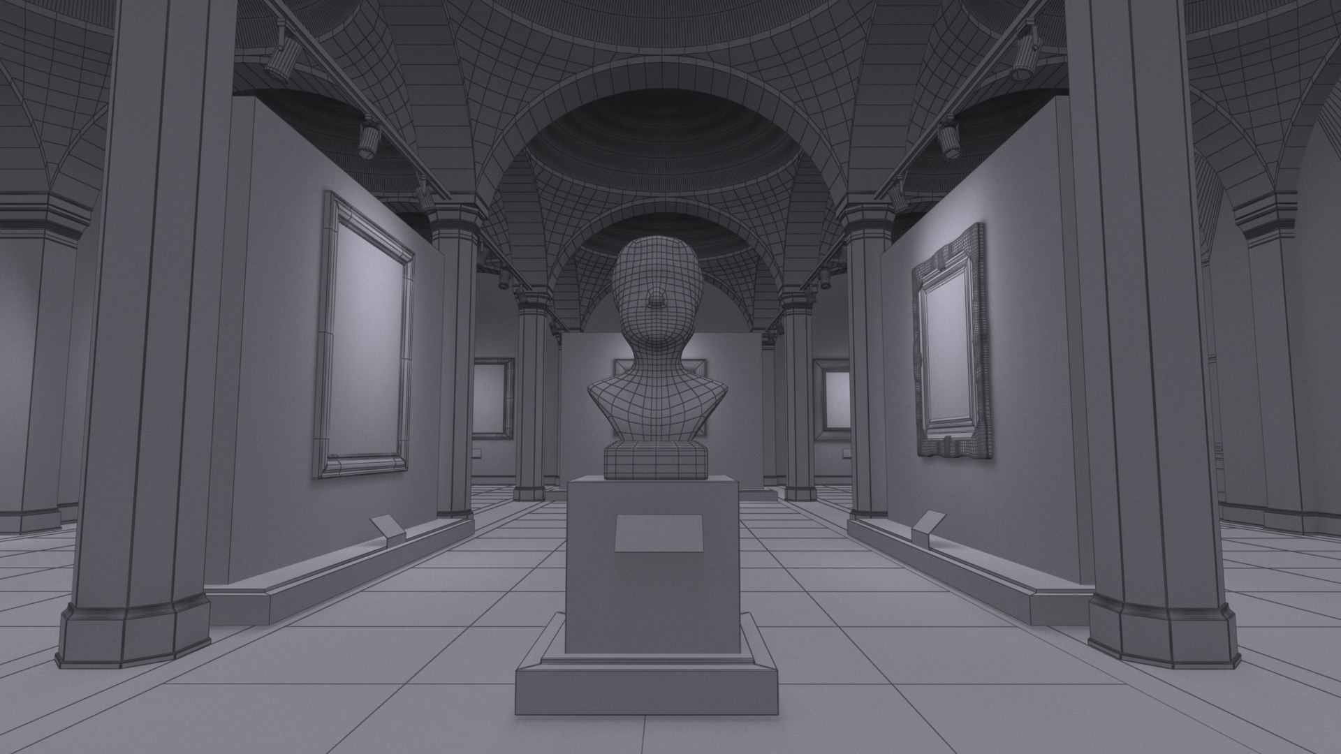 3D model Classical Art Gallery Collection - TurboSquid 1813186