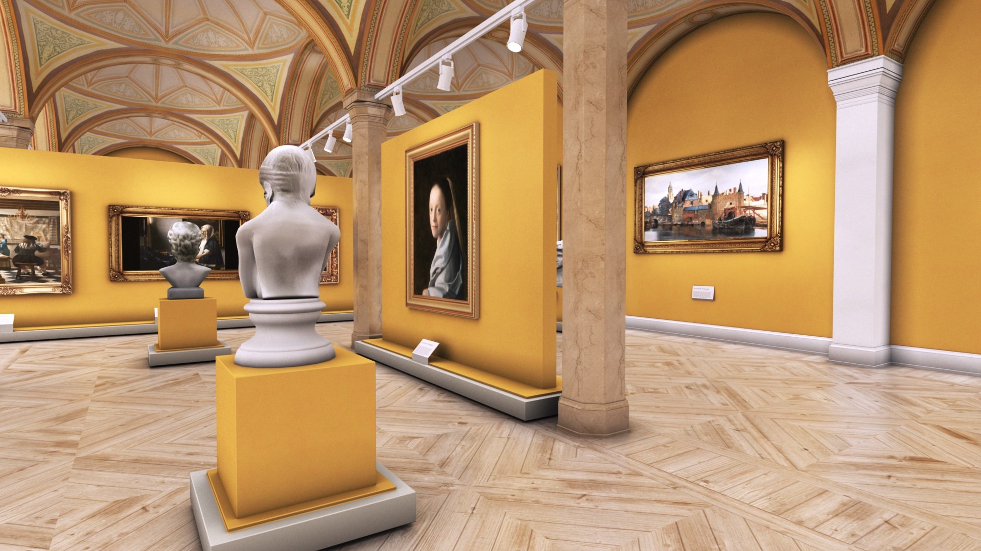 3D model Classical Art Gallery Collection - TurboSquid 1813186
