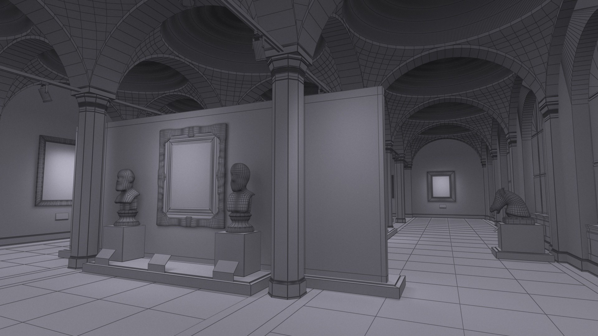 3D model Classical Art Gallery Collection - TurboSquid 1813186