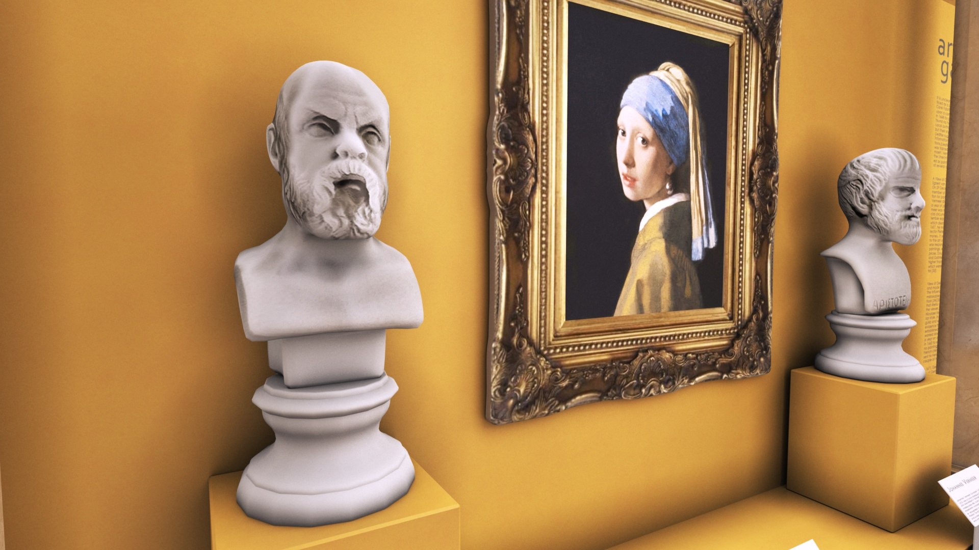 3D model Classical Art Gallery Collection - TurboSquid 1813186