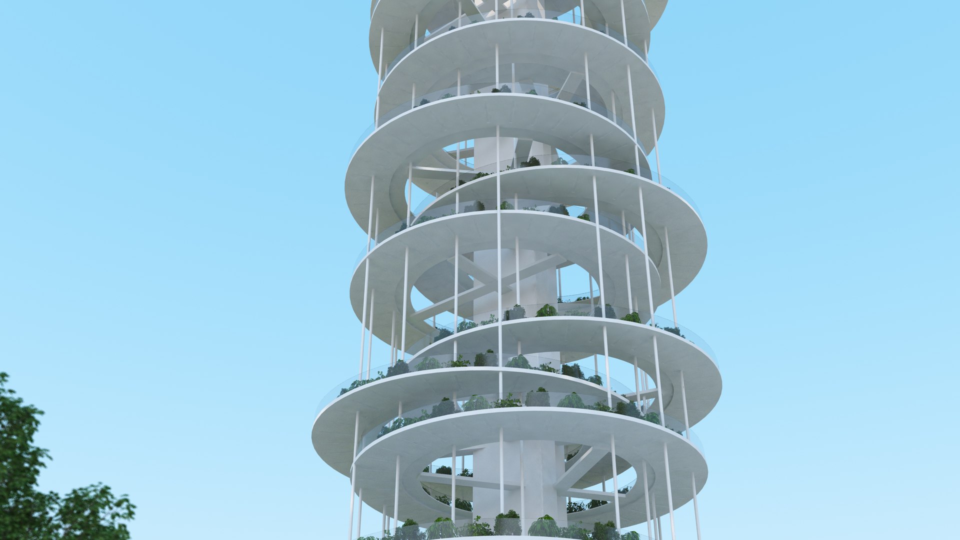 3D Hydroponics Vertical Farm Buildings 02 - TurboSquid 1884994