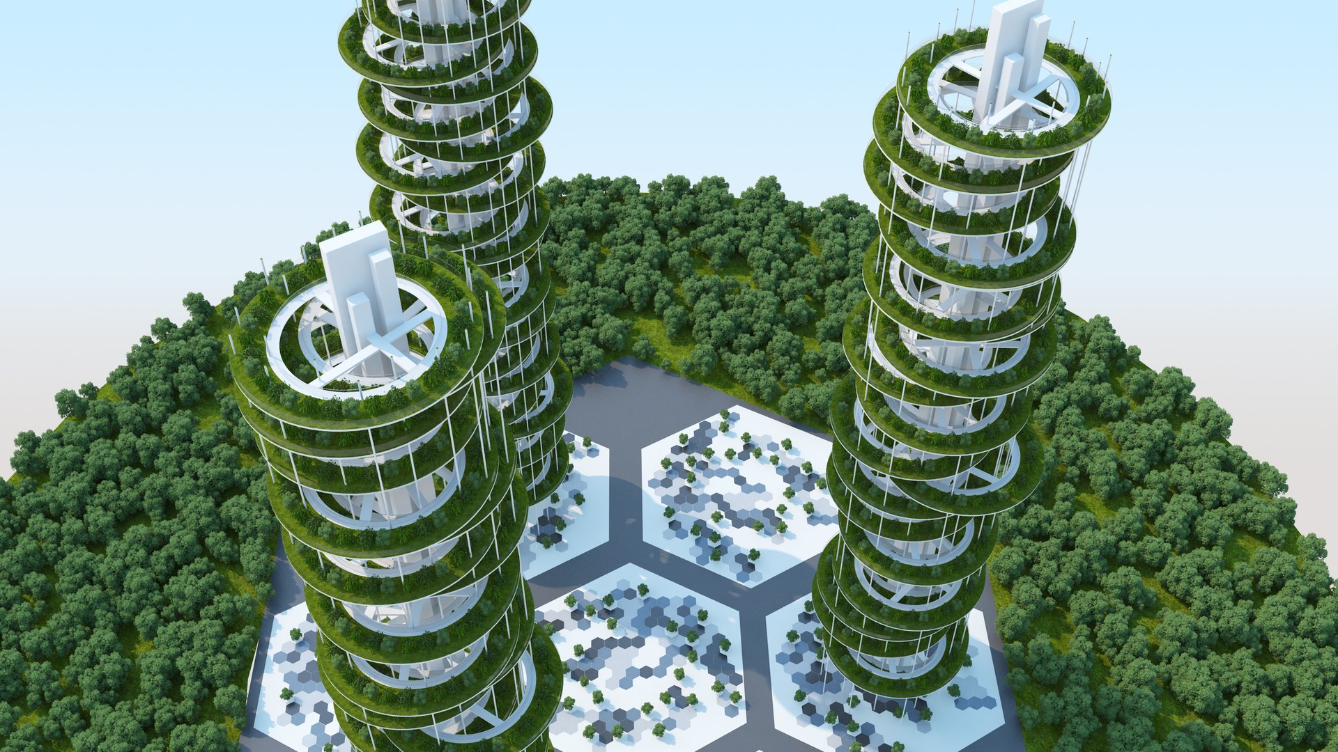3D Hydroponics Vertical Farm Buildings 02 - TurboSquid 1884994