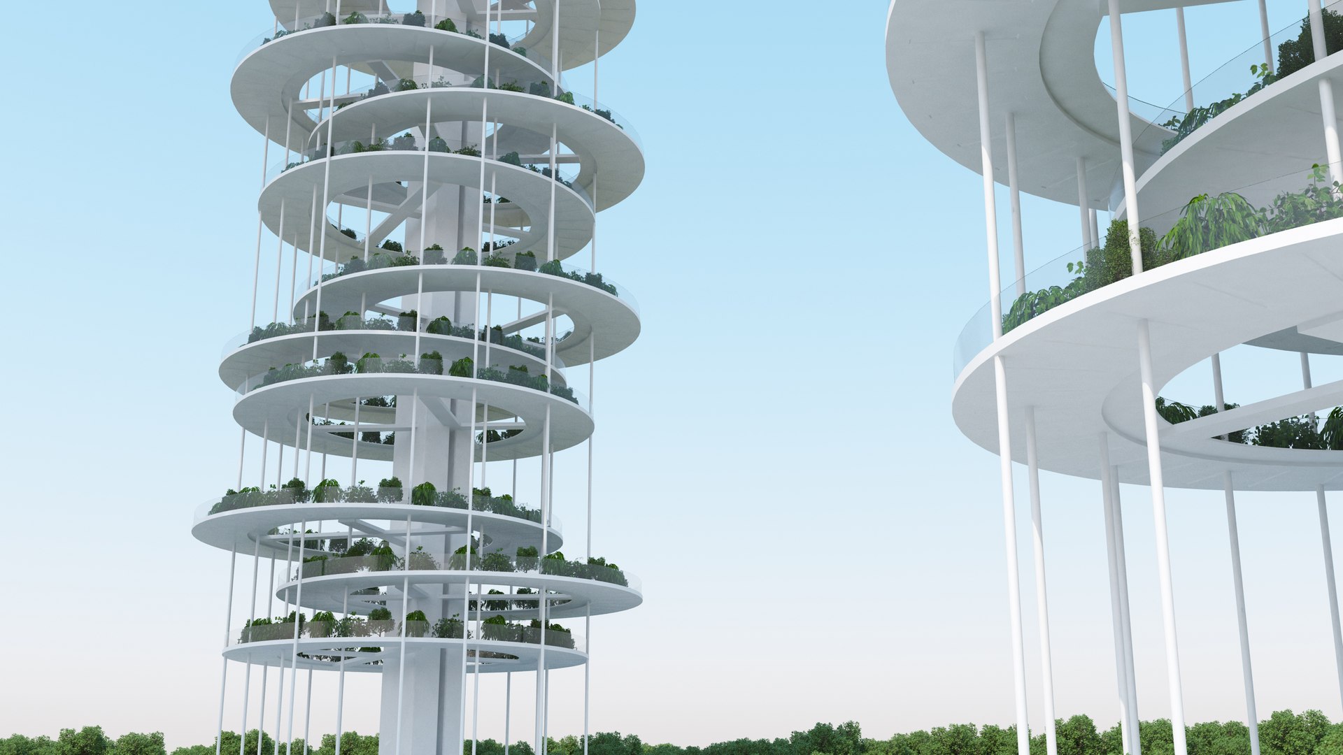 3D Hydroponics Vertical Farm Buildings 02 - TurboSquid 1884994