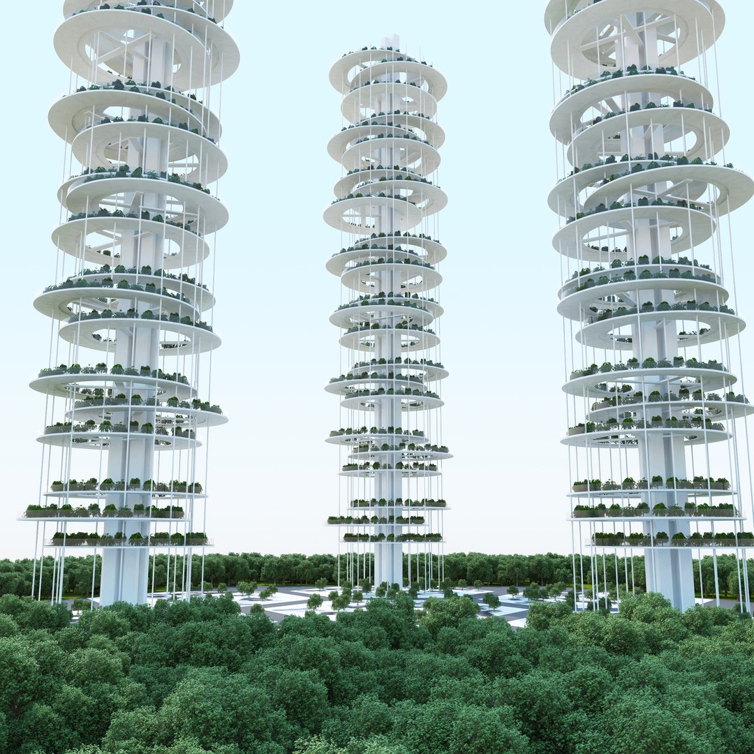 3D Hydroponics Vertical Farm Buildings 02 - TurboSquid 1884994