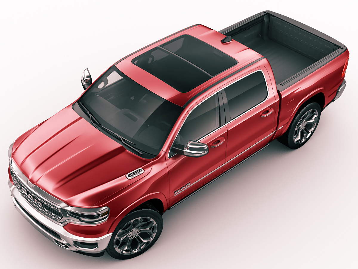 Ram 1500 limited 3D model - TurboSquid 1271787