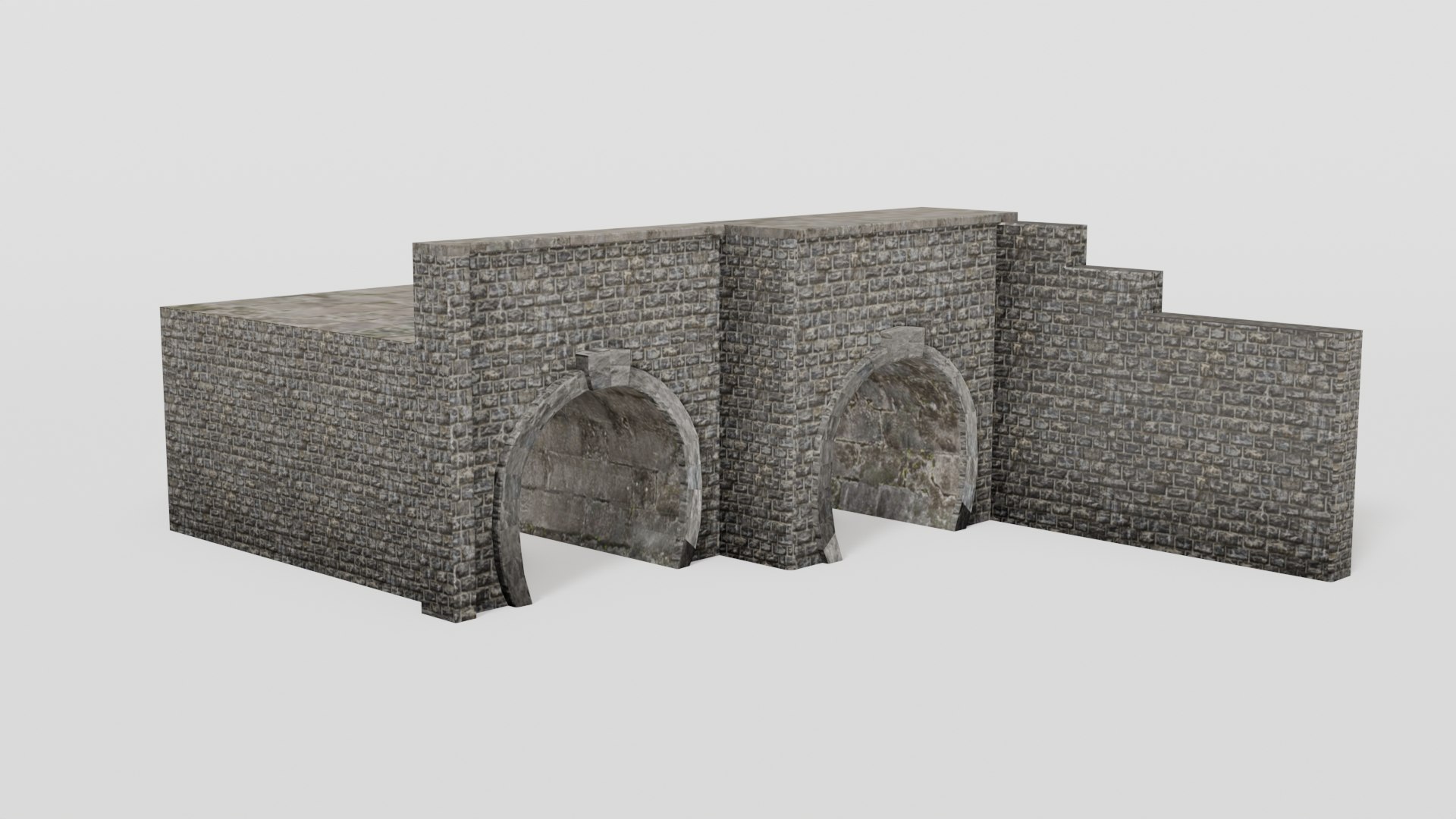 3D Double Railway Tunnel Model - TurboSquid 2105490