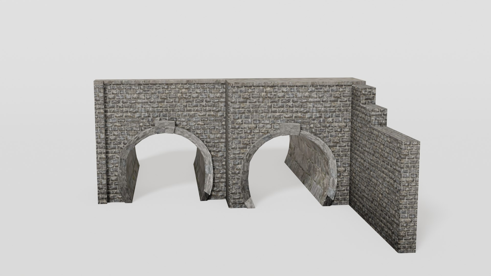 3D Double Railway Tunnel Model - TurboSquid 2105490