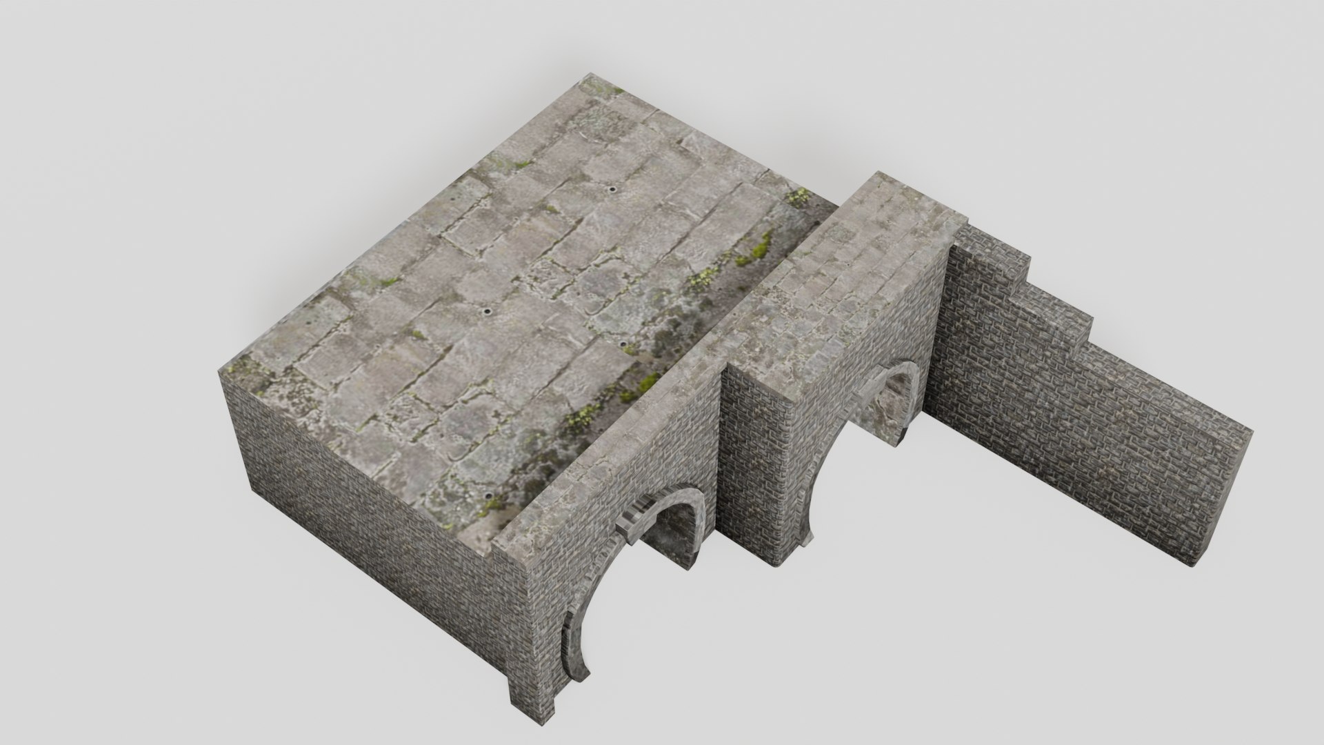 3D Double Railway Tunnel Model - TurboSquid 2105490