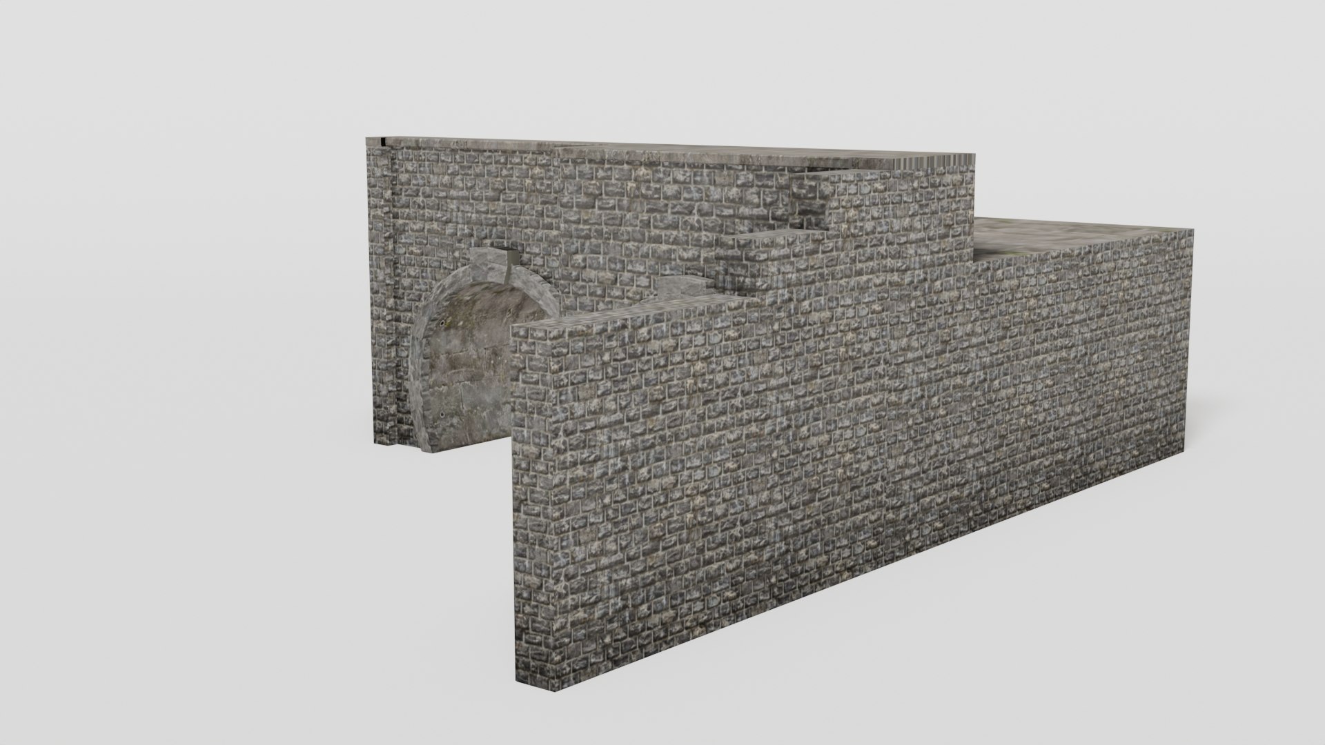 3D Double Railway Tunnel Model - TurboSquid 2105490