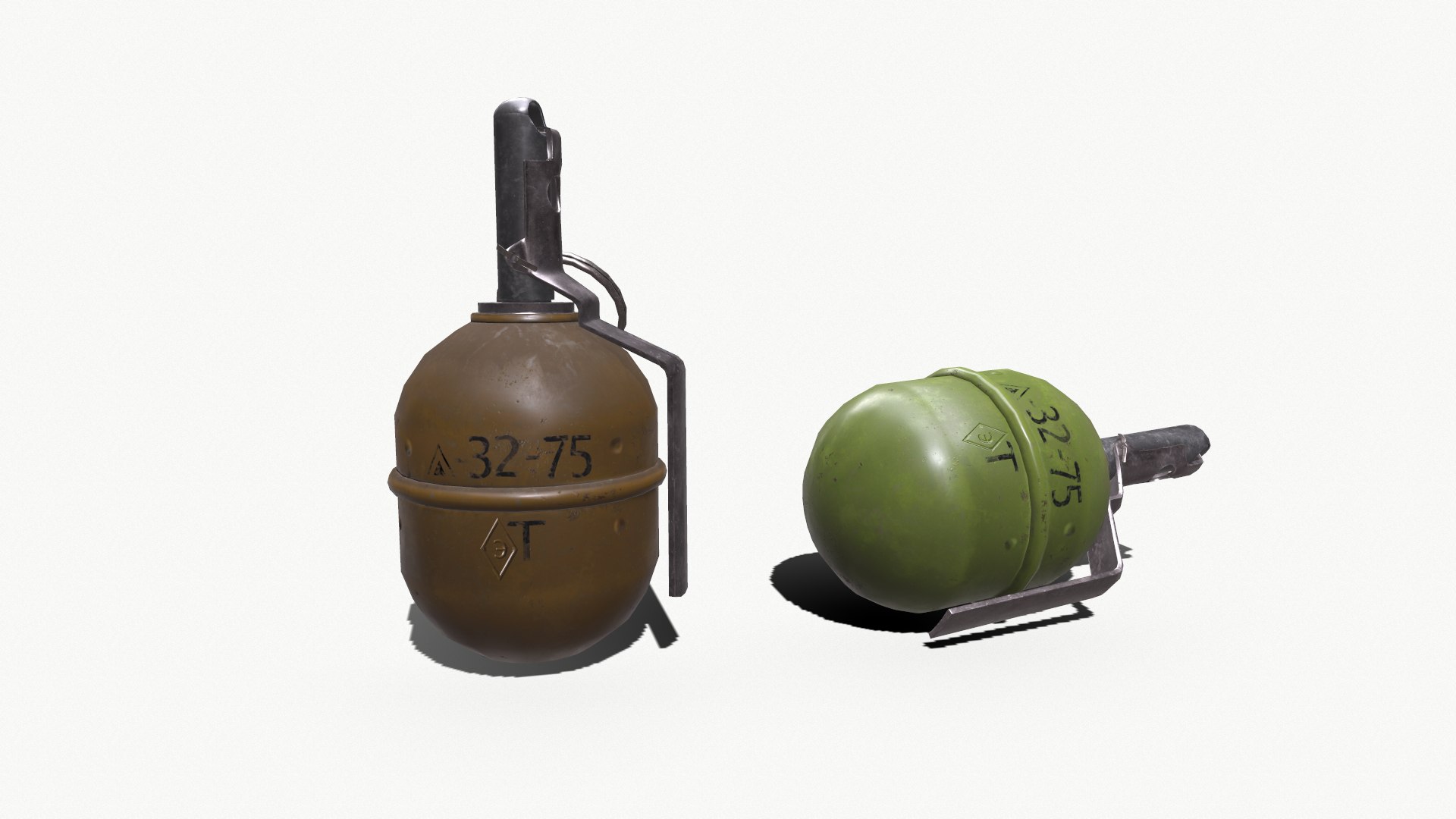 3D RGD 5 Grenade Low-poly PBR - TurboSquid 1973981