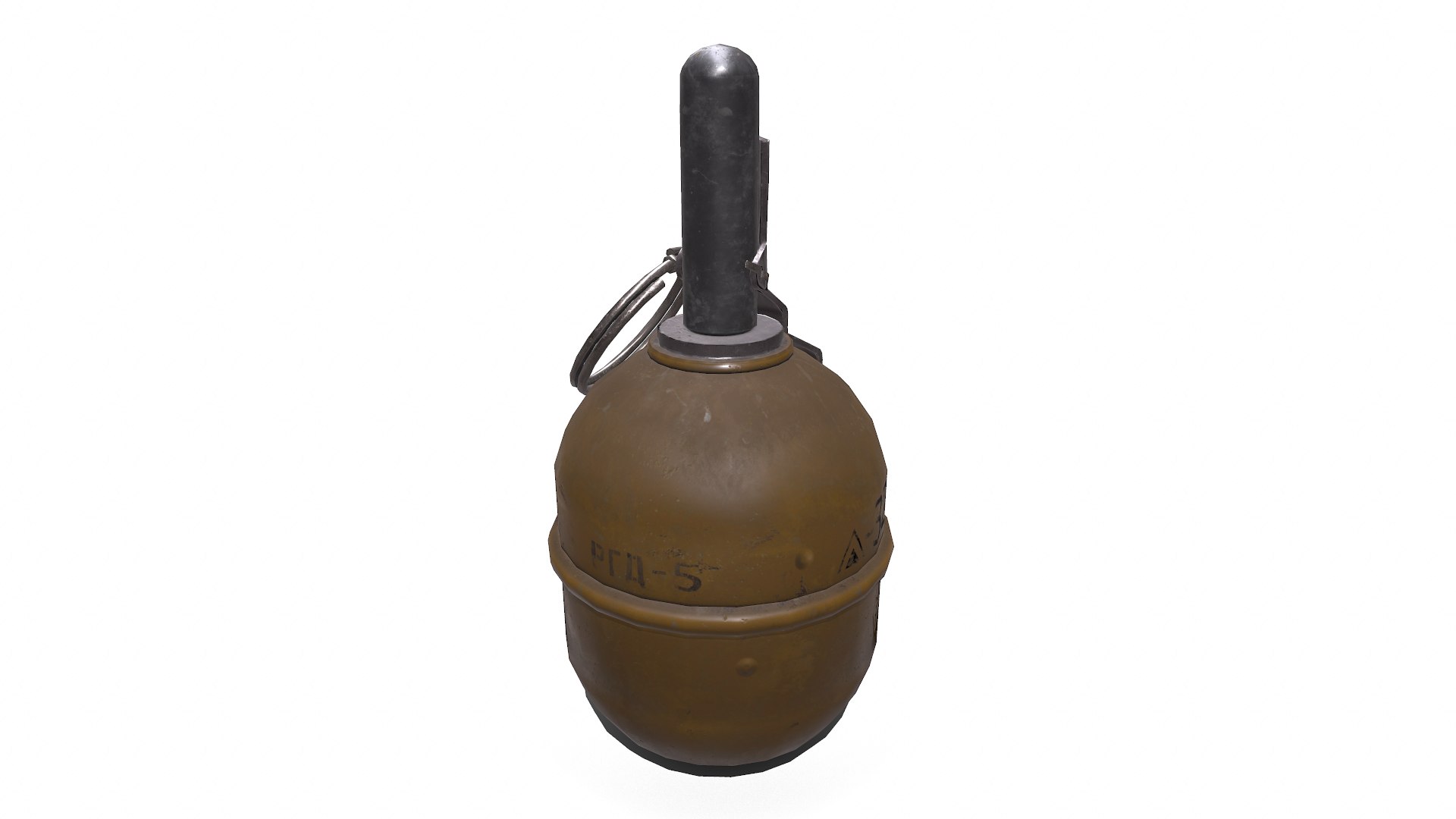 3D RGD 5 Grenade Low-poly PBR - TurboSquid 1973981