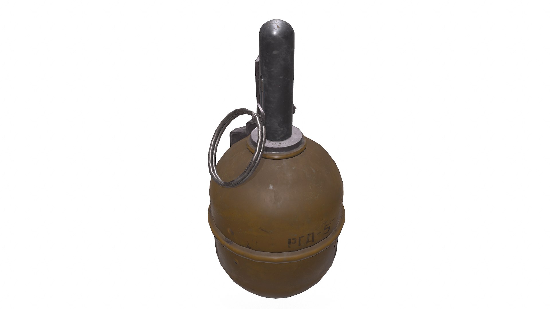 3D RGD 5 Grenade Low-poly PBR - TurboSquid 1973981