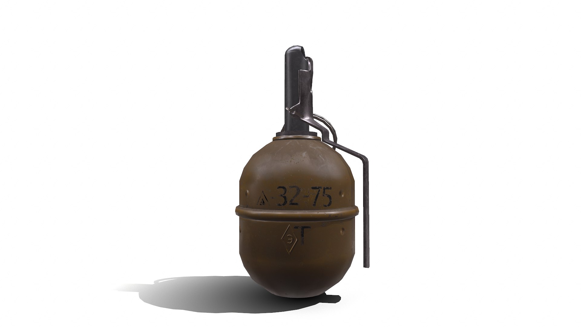 3D RGD 5 Grenade Low-poly PBR - TurboSquid 1973981