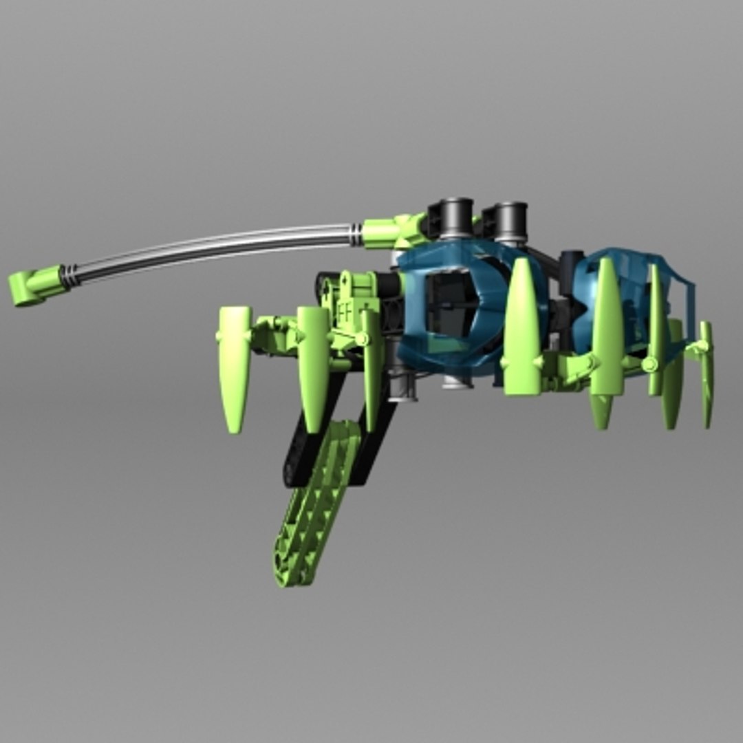 3d Lego Insects Model