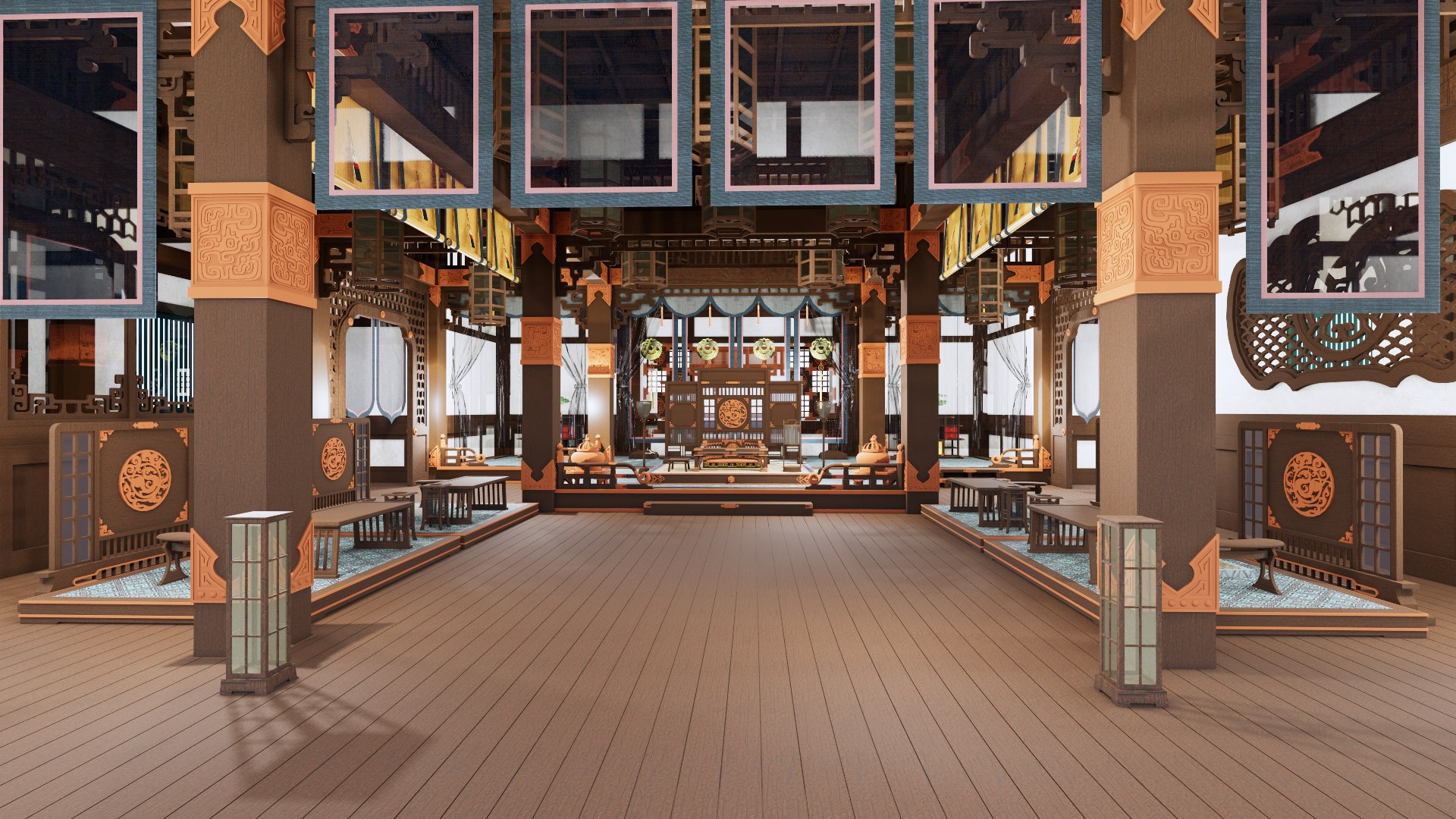 Chinese Palace Interior-A2 3D - TurboSquid 2138559