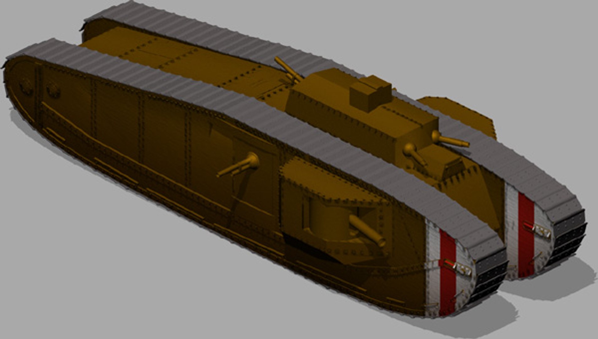 Tank Ww1 3d 3ds