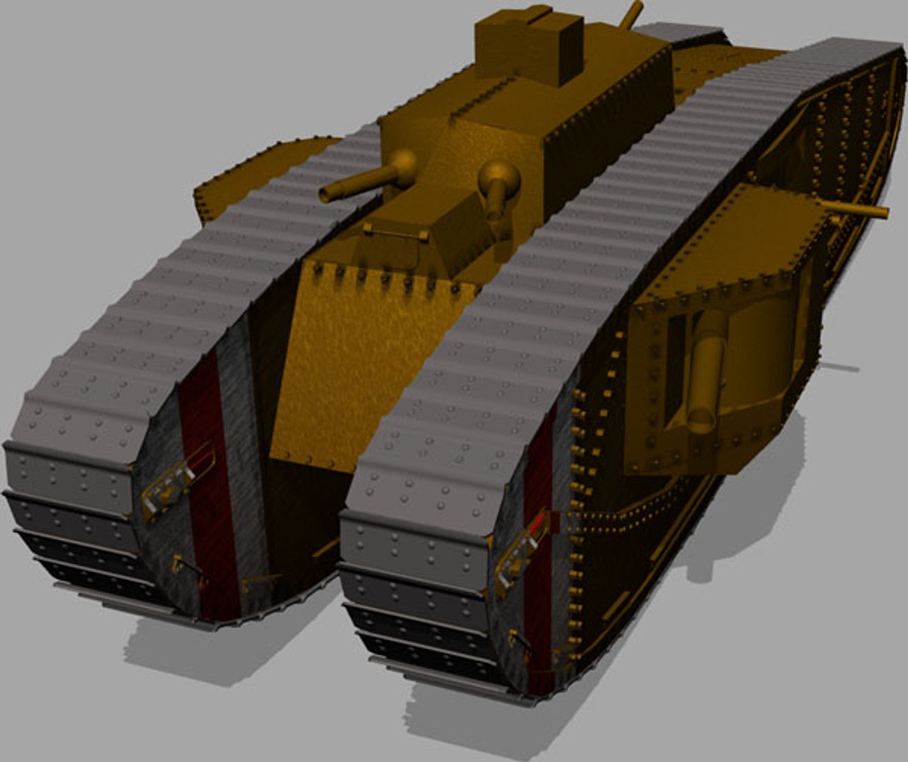 Tank Ww1 3d 3ds