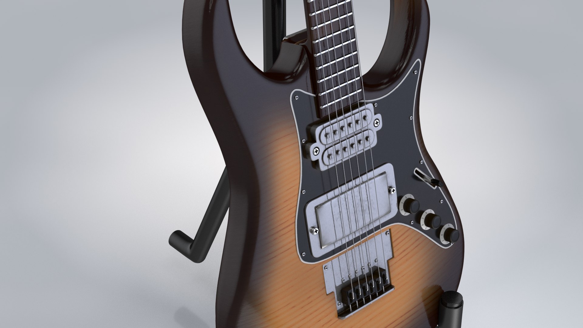 Electric Guitar V1 Model - TurboSquid 1608916