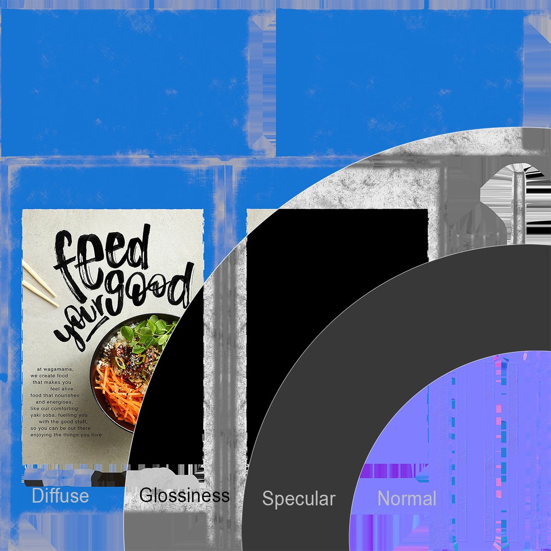 Menu board pbr 3D - TurboSquid 1685322