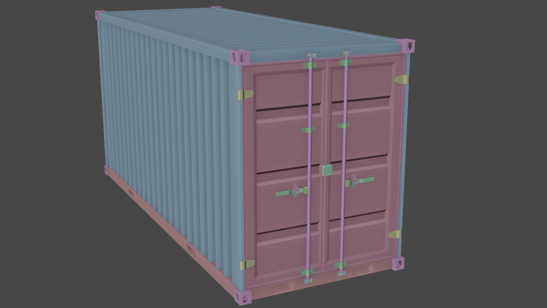 3D Model Modelling Red Shipping - TurboSquid 1631002