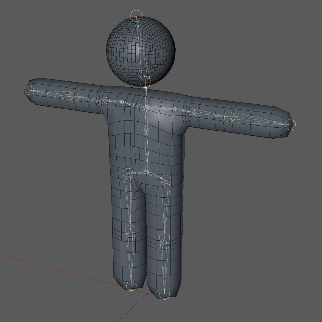 Simple Stick Figure Model - TurboSquid 1192113