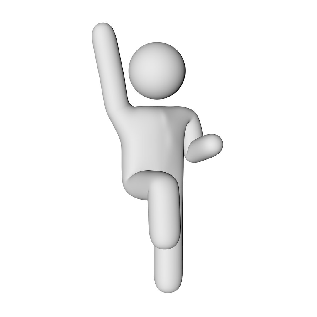 Simple Stick Figure Model - TurboSquid 1192113