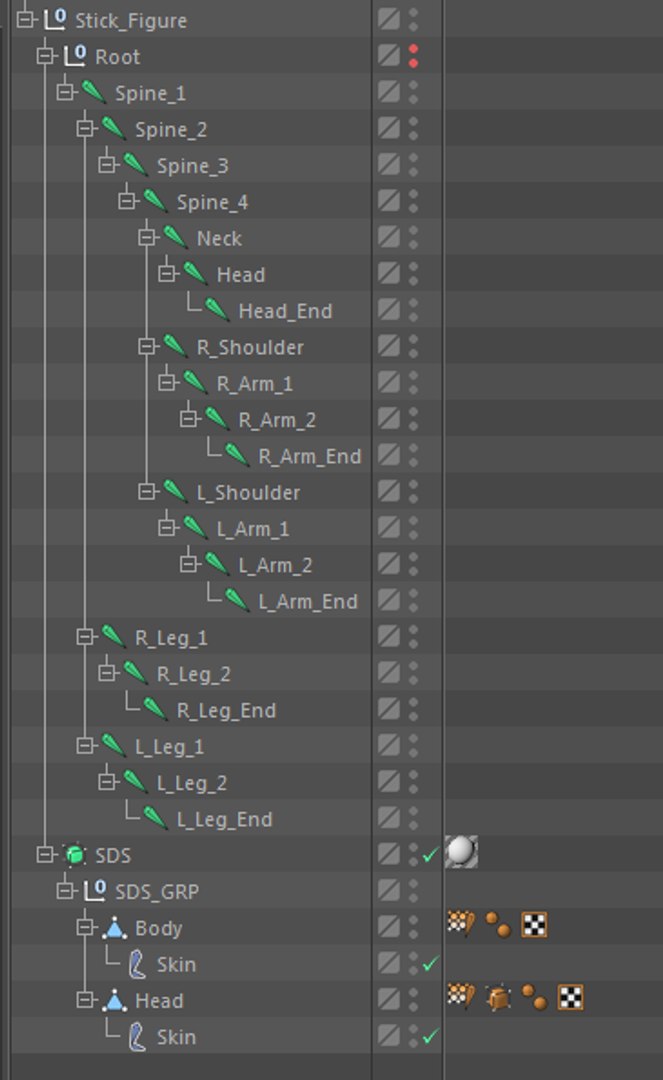 Simple Stick Figure Model - TurboSquid 1192113