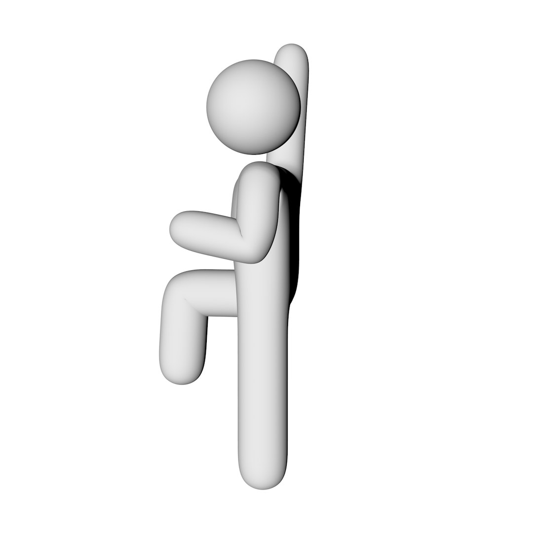 Simple Stick Figure Model - TurboSquid 1192113