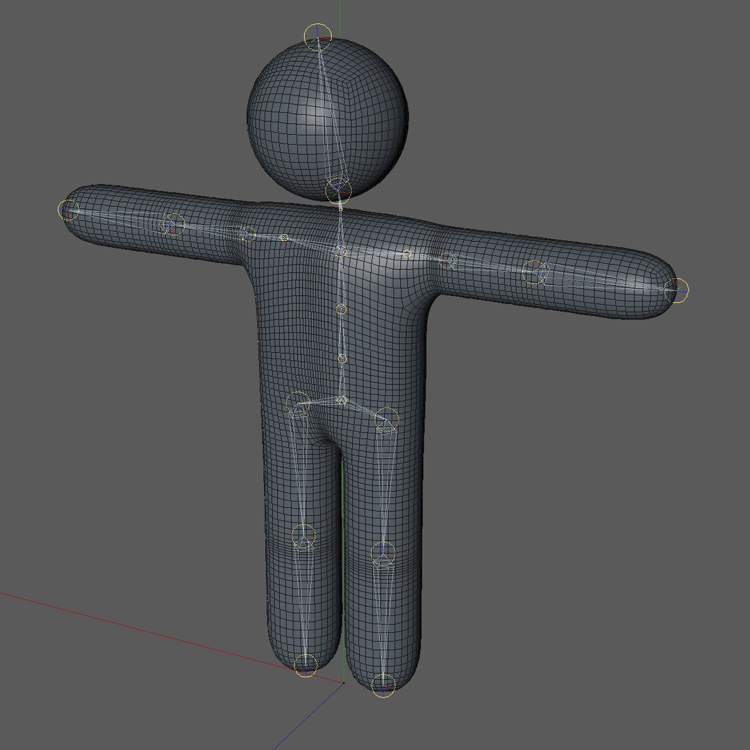 Simple Stick Figure Model - TurboSquid 1192113
