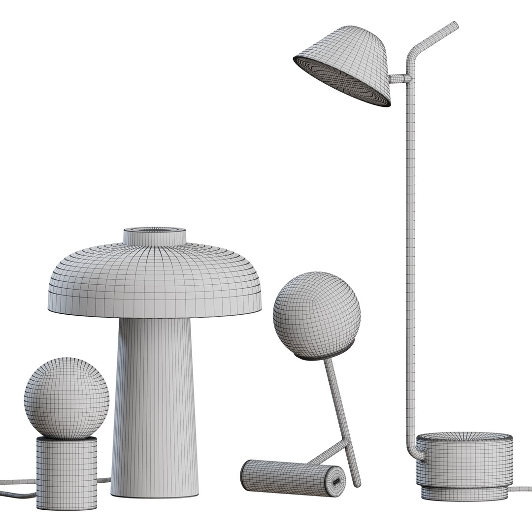 Lamps Table Model - TurboSquid 1579855
