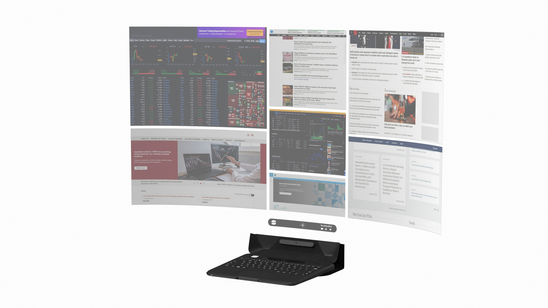 First Augmented Reality Laptop Spacetop 3D - TurboSquid 2121912