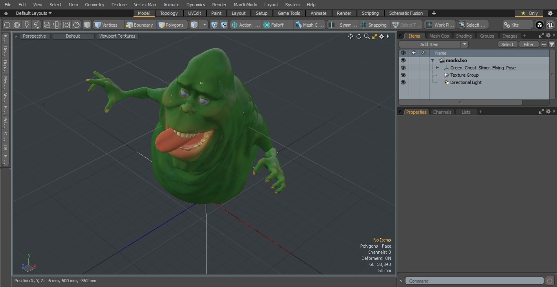 3D Green Ghost Slimer Flying Pose Model - TurboSquid 2049493