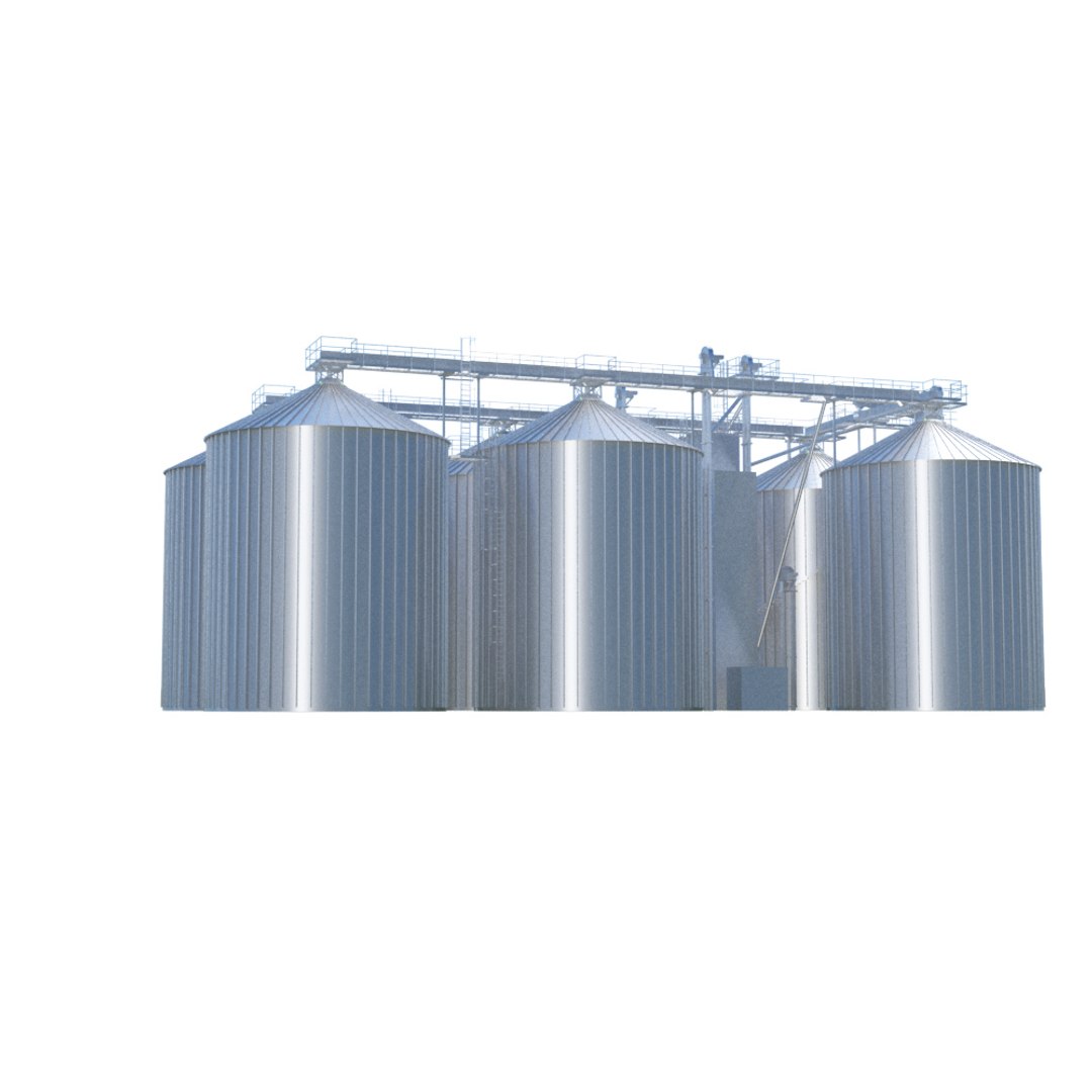 Grain Drying Plant 3ds