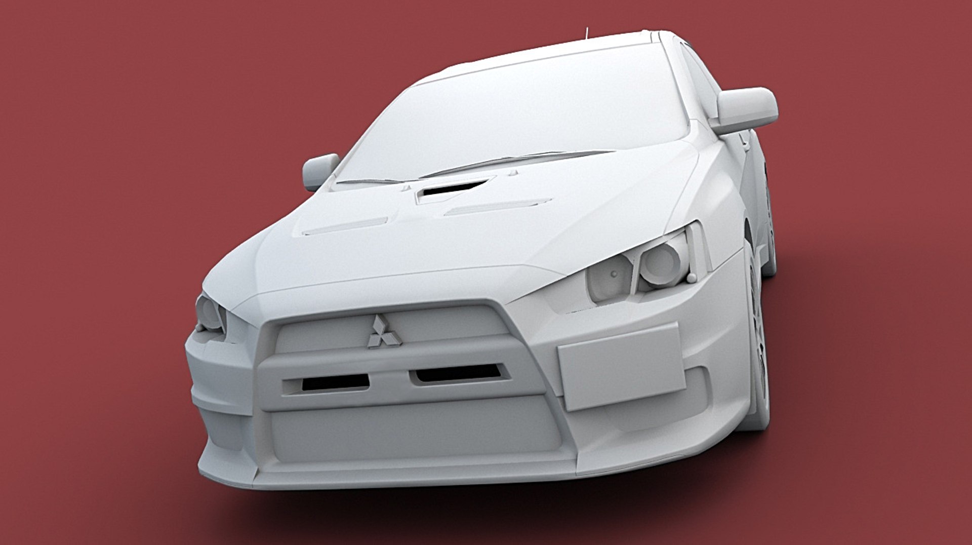 3d Mitsubishi Lancer Evolution