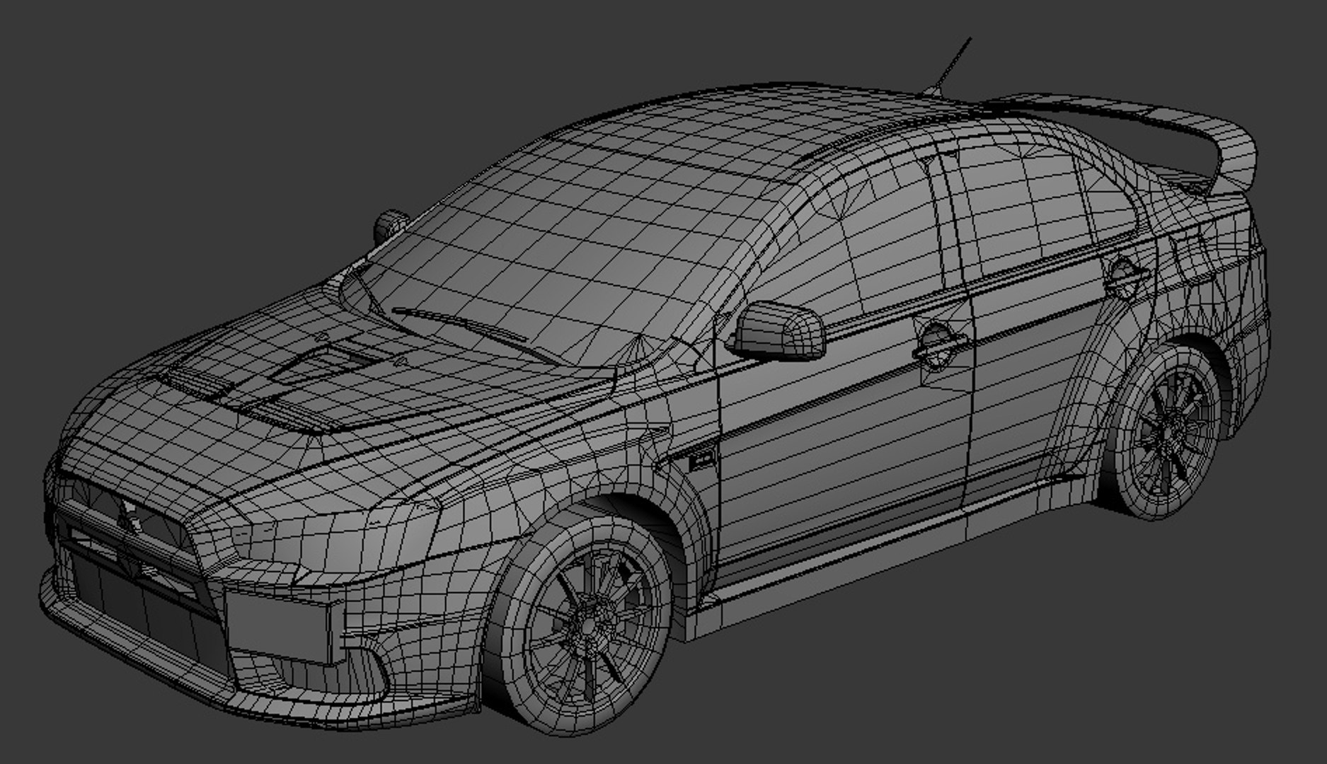 3d Mitsubishi Lancer Evolution
