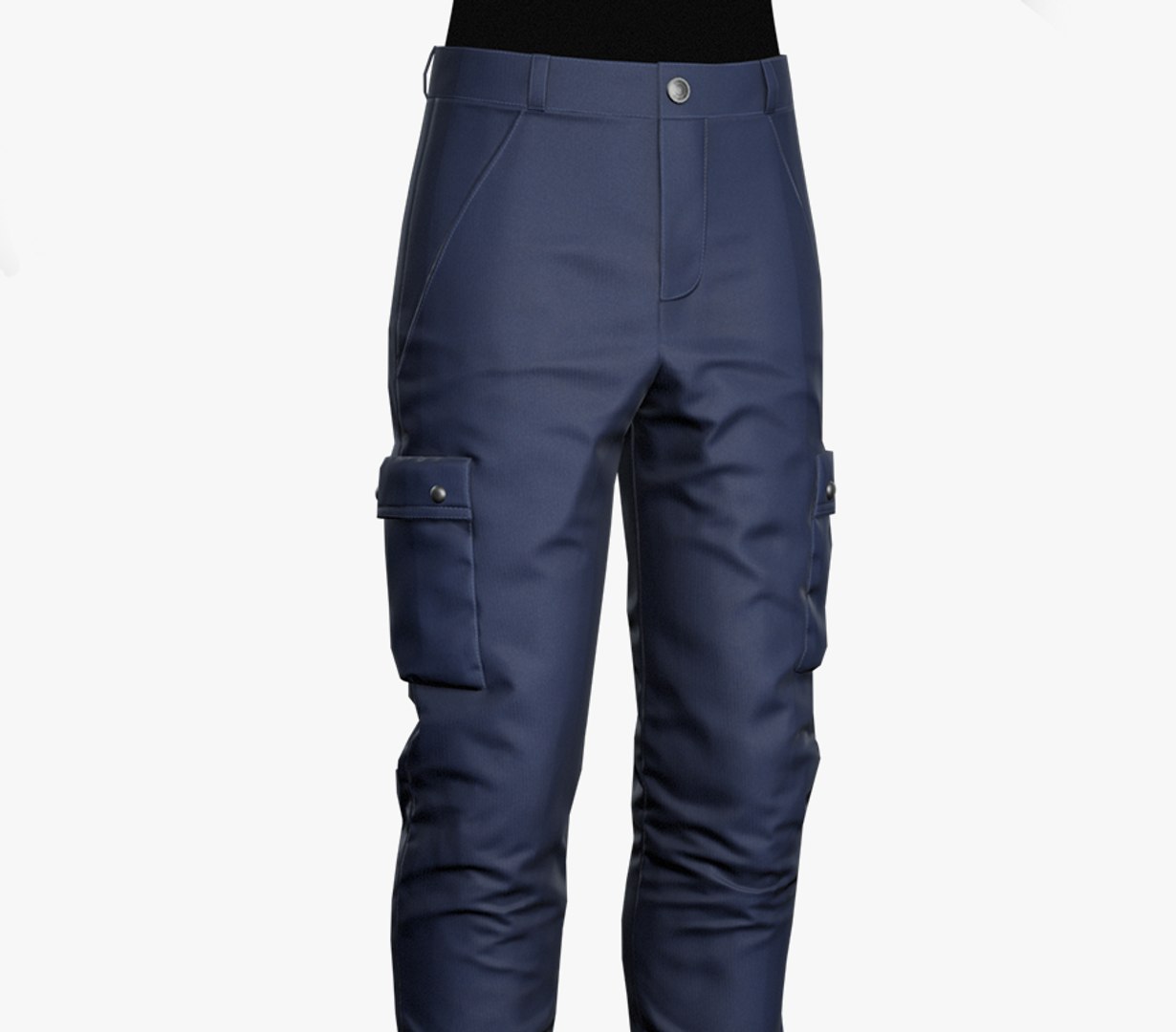 Blue Snowboard Pants Style 1 3D Model - TurboSquid 2246015