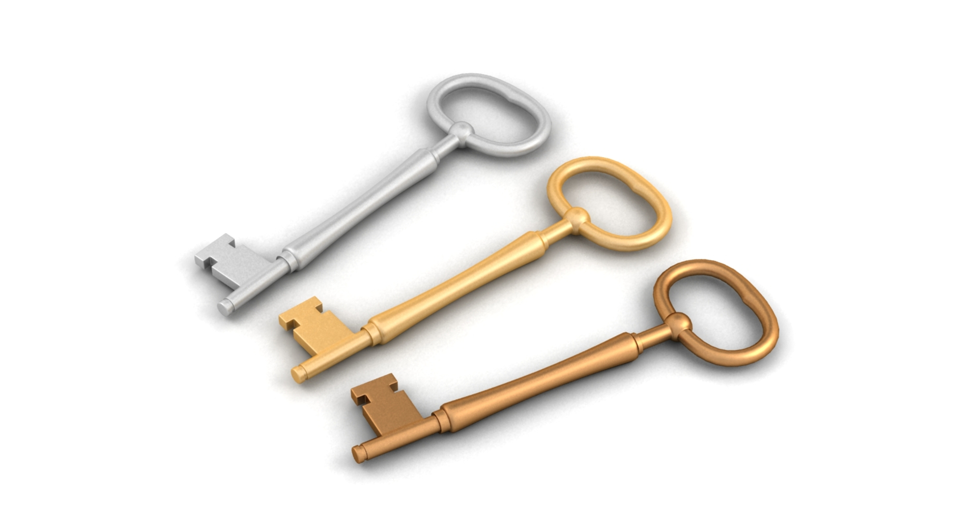 3ds max keys silver bronze