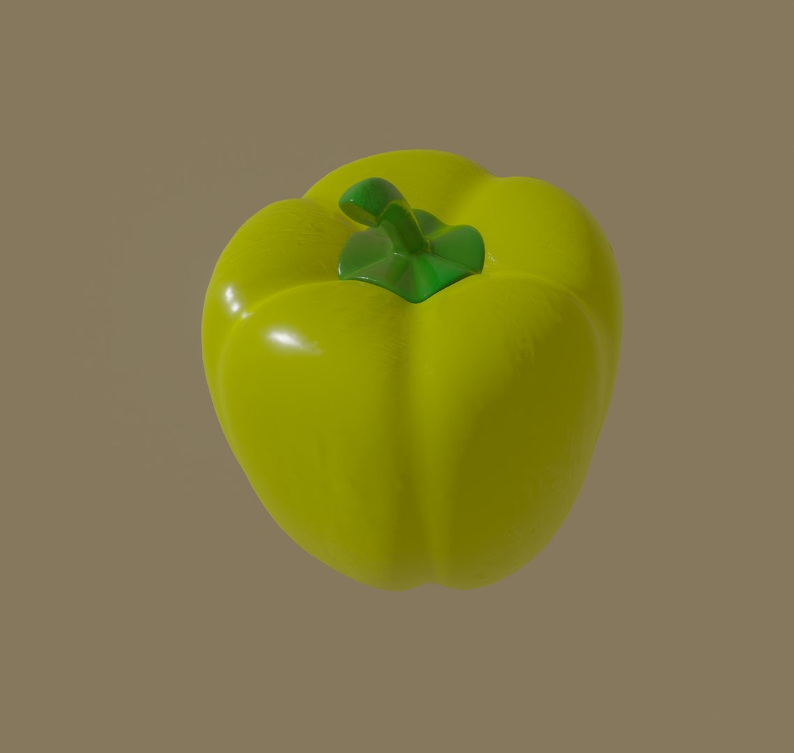 Bell pepper 3D model - TurboSquid 1611168