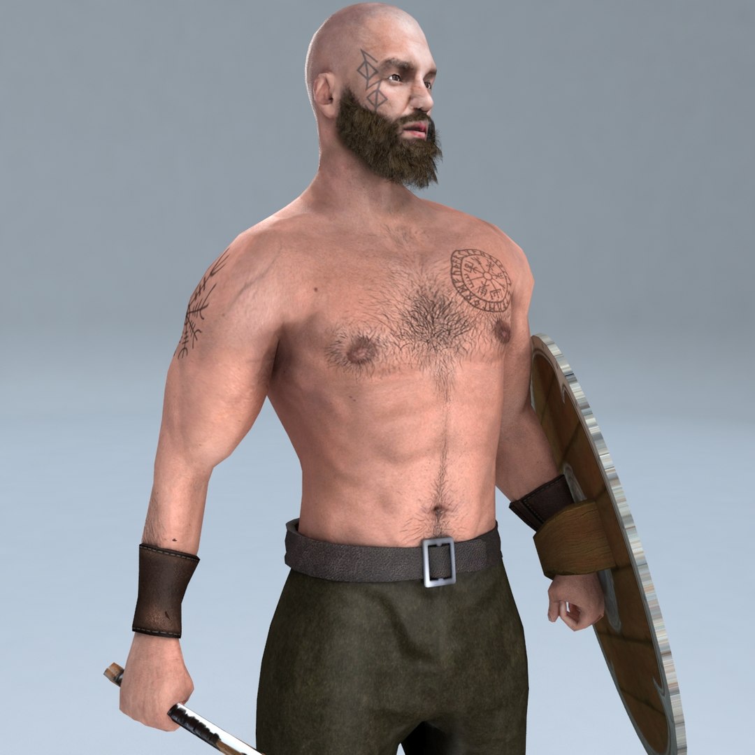 Rigged Viking 3D Model - TurboSquid 1502207