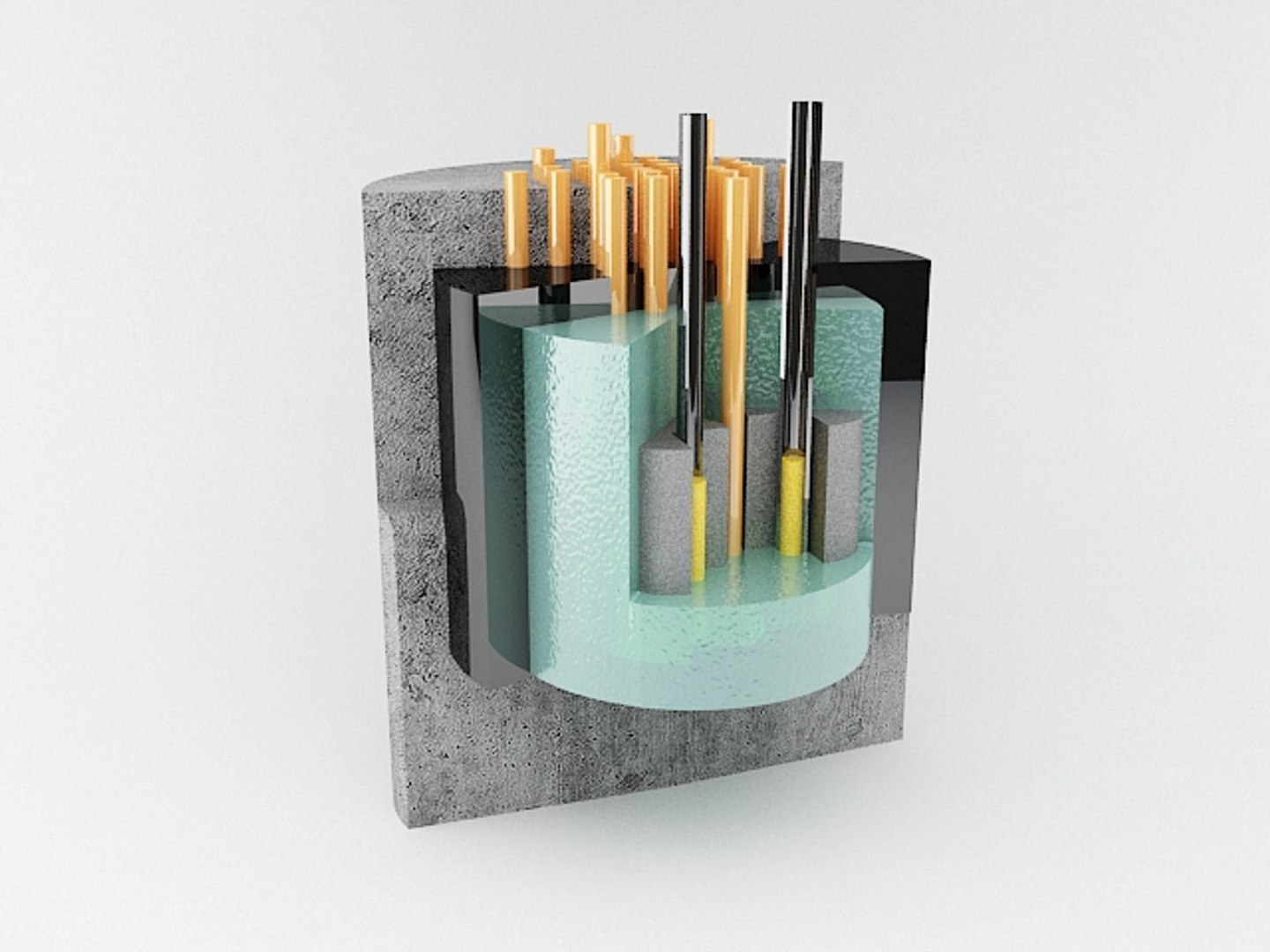 Nuclear Reactor 3d Model