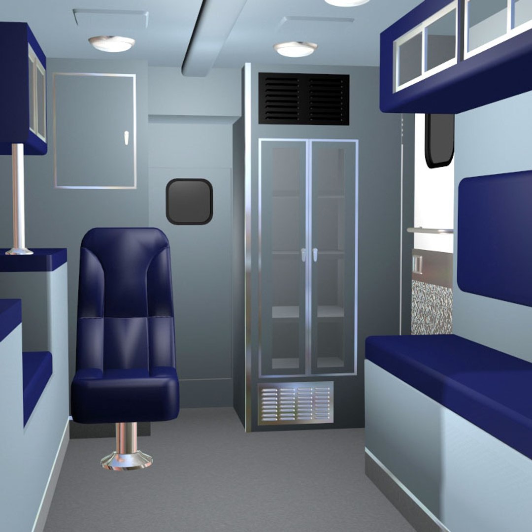 Ambulance Emergency Van 3d Model