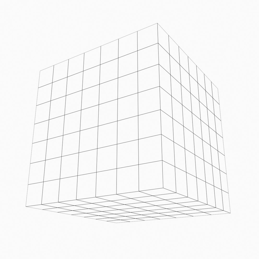 3d box building spaceship model