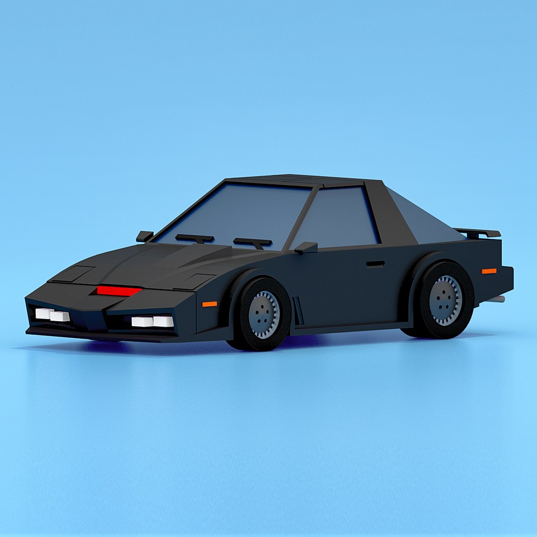 Knight Rider Model - TurboSquid 1313684