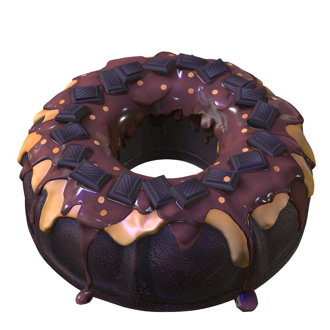 CHOCOLATE CAKE Cakes 3D Model - TurboSquid 2155790