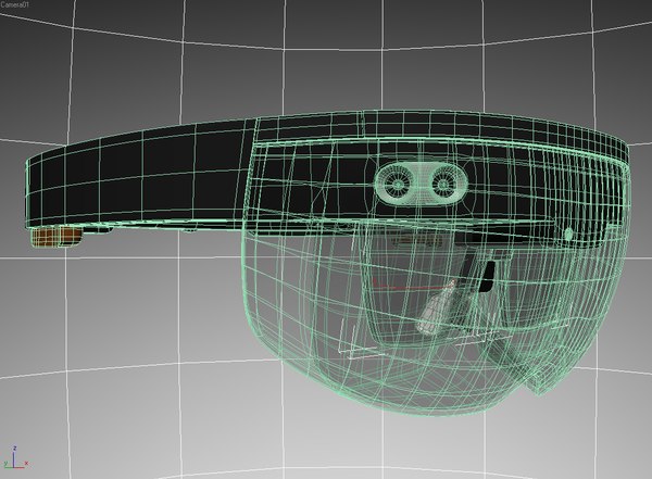 hololens vr glasses 3d model