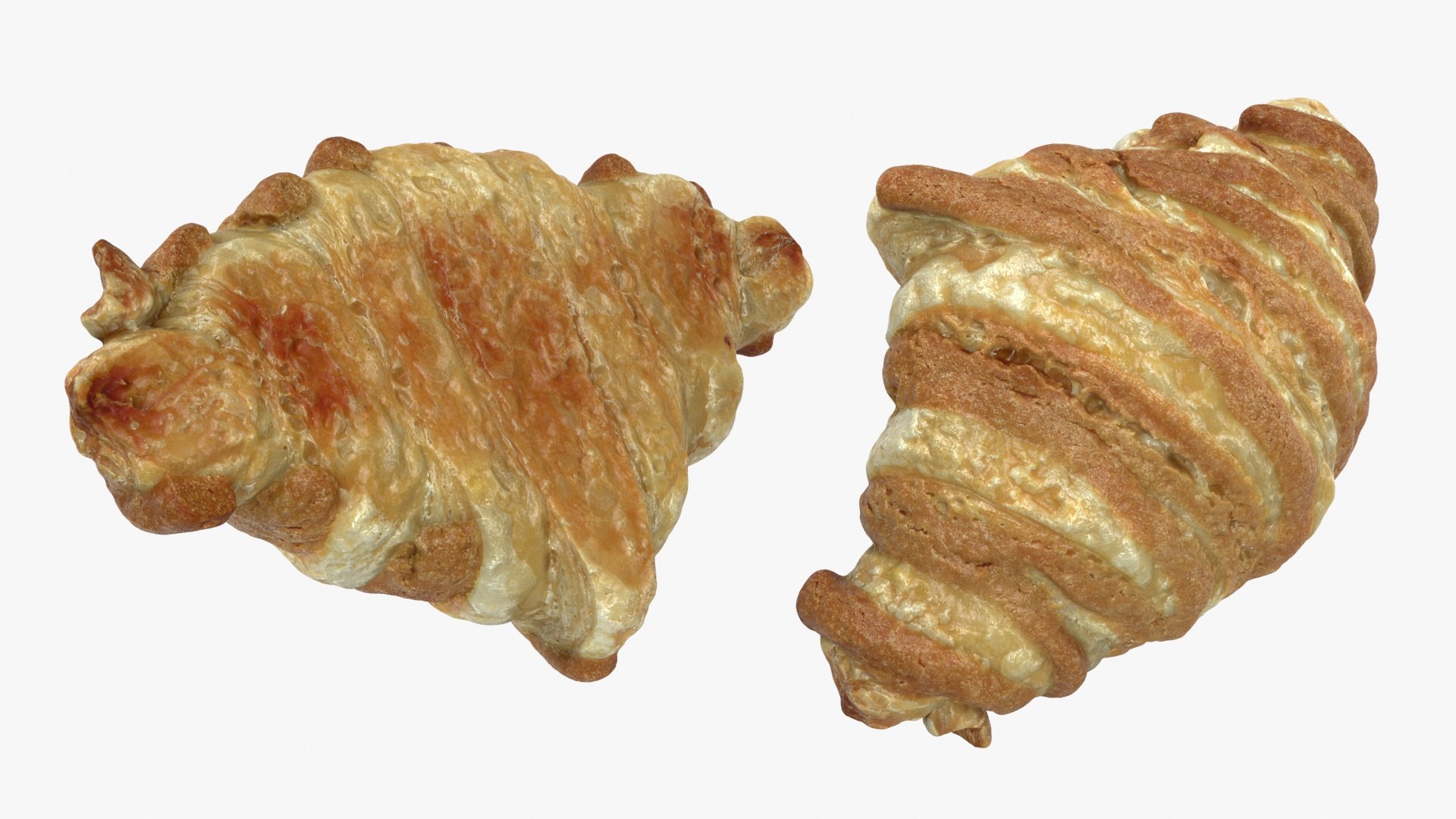 3D Model Coffee Croissant - TurboSquid 2133886